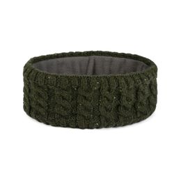styleBREAKER Strick Stirnband in Oliv | Gr.: onesize