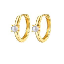 Dear Me Creolen 585 Gold Perle in Gold | Gr.: onesize