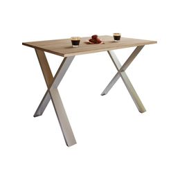 ebuy24 Esstisch XonaX 140x50cm Eiche 140 x 50 cm | Gr.: onesize