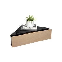 ebuy24 Nachttisch UsalS 5 Schwarz 60 x 43 cm | Gr.: onesize