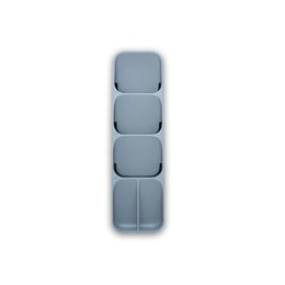 Intirilife Besteckkasten Schubladenorganizer in Grau | Gr.: onesize