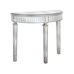 Beliani Konsolentisch TOULOUSE in Silber - (W) 90 x (H) 80 x (L) 35 cm | Gr.: onesize