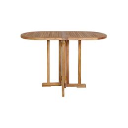 ebuy24 Gartentisch Huelva Teak Dekor 60 x 120 cm | Gr.: onesize