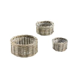 kobolo 3tlg. Set Blumentopf TIMELESS3SET in Grau | Gr.: onesize