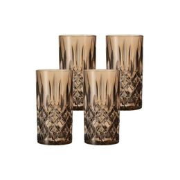 Nachtmann 4er Set Longdrinkgläser Noblesse 395 ml in Tobacco | Gr.: onesize