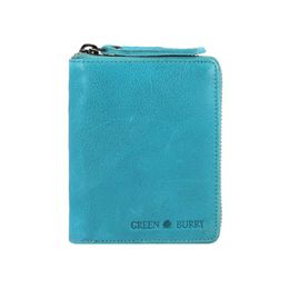 Green Burry Greenburry Vintage Washed Geldbörse Leder 10 cm in turquise | Gr.: onesize