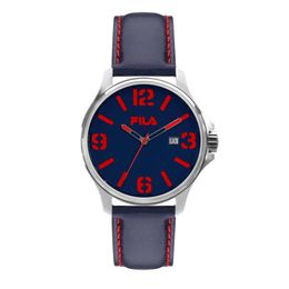 Quarzuhr Filastyle silberfarben in blau | Gr.: onesize