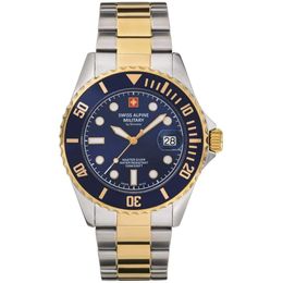 Swiss Alpine Military by Grovana Schweizer Uhr 70531145 silberfarben in silber | Gr.: onesize