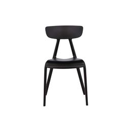 ebuy24 Esszimmerstuhl Ursholmen schwarz 2er Set | Gr.: onesize