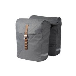 Fahrrad - Doppeltasche Heda, Racktime Snapit 2.0 in grau | Gr.: onesize