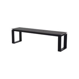 ebuy24 Gartenbank Martin Schwarz 180 x 36 cm | Gr.: onesize