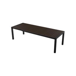 ebuy24 Gartentisch Joan Braun 275 x 100 cm | Gr.: onesize