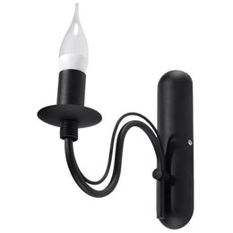 Nice Lamps Wandleuchte FIORANO in Schwarz (L)6cm (B)25cm (L)25cm | Gr.: onesize