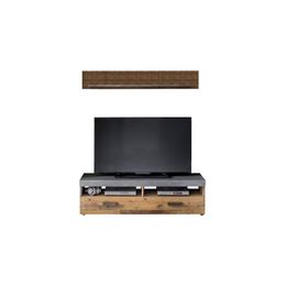 ebuy24 TV Tisch Irina Grau 139 x 40 cm | Gr.: onesize