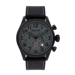 Gigandet Quarzuhr Chronograph "INTERCEPTOR" in Schwarz/Grau | Gr.: onesize
