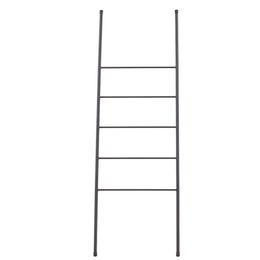 ebuy24 Wandgarderobe Drammen Schwarz 50 x 2 cm | Gr.: onesize