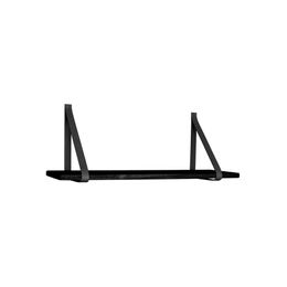 ebuy24 Regal Foyle Schwarz 20 x 120 cm | Gr.: onesize