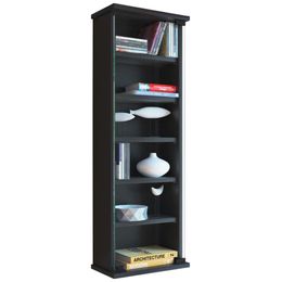 ebuy24 Regal Loposa CD-DVD 1 Schwarz 31 x 18 cm | Gr.: onesize