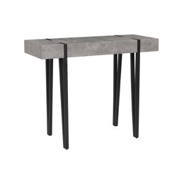 Beliani Konsolentisch ADENA in Grau/Schwarz - (W) 100 x (H) 81 x (L) 40 cm | Gr.: onesize