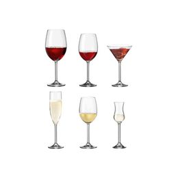 Leonardo 36er Set Wein- und Sektgläser Daily in transparent | Gr.: onesize