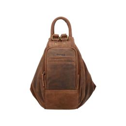 GreenLand Nature Montenegro City Rucksack Leder 34 cm in natur | Gr.: onesize
