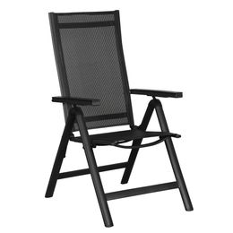 ebuy24 Gartenstuhl Kenny Schwarz 2er Set | Gr.: onesize