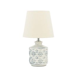 Beliani Tischleuchten ROSANNA in Beige/Blau - (W) 20 x (H) 35 x (L) 20 cm | Gr.: onesize