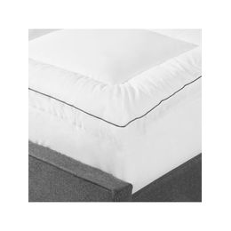 Beliani Topper MULHACEN in Weiß - (W) 160 x (H) 4 x (L) 200 cm | Gr.: onesize