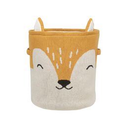 Beliani Korb HARRORI in Orange/Beige - (W) 35 x (H) 40 x (L) 35 cm | Gr.: onesize