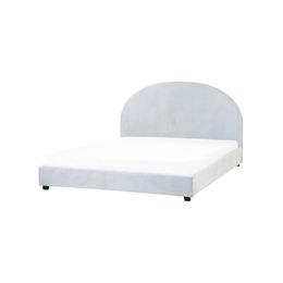 Beliani Doppelbett VAUCLUSE in Blau - (W) 174 x (H) 112 x (L) 214 cm | Gr.: onesize