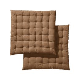 REDBEST Stuhlkissen 2er-Pack in braun | Gr.: onesize