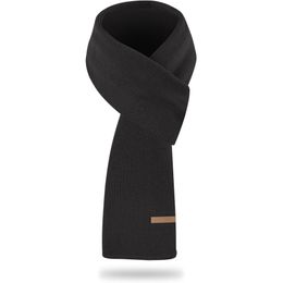 Normani Merinowoll-Schal glatt Yuma in Anthrazit | Gr.: onesize