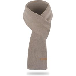 Normani Merinowoll-Schal glatt Yuma in Beige | Gr.: onesize