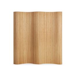 Homestyle4u Paravent Raumteiler in Braun 250x200 cm | Gr.: onesize