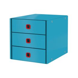 Leitz Schubladenset Click & Store Cosy 3 Schubladen Karton blau | Gr.: onesize