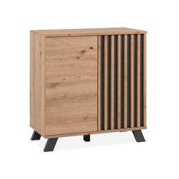 Homestyle4u Kommode 81x85x40 in Braun | Gr.: onesize