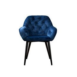 Phoenix Group AG Chessy - Esszimmerstuhl mit Armlehne, blau, B/H/T: 62x82x60 (Sitz 40x45.5x42)cm | Gr.: onesize