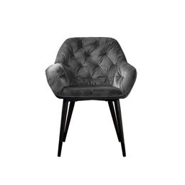 Phoenix Group AG Chessy - Esszimmerstuhl mit Armlehne, grau, B/H/T: 62x82x60 (Sitz 40x45.5x42)cm | Gr.: onesize