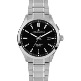 Jacques Lemans Uhr in Schwarz | Gr.: onesize