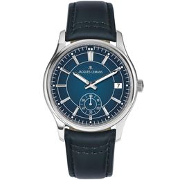 Jacques Lemans Herren-Quarzuhr Derby Blau | Gr.: onesize