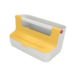 Leitz Mobile Aufbewahrungsbox Cosy ABS-Kunststoff hellgrau/gelb | Gr.: onesize