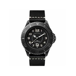 Ice Watch Multifunktionsuhr Ice-Heritage schwarz Lederarmband 48 mm in schwarz | Gr.: onesize