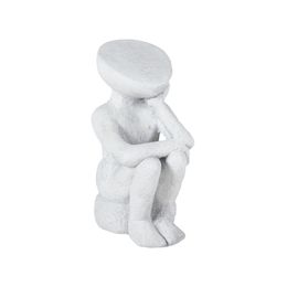 Beliani Gartenfigur FRIA in Grau - (W) 30 x (H) 46 x (L) 30 cm | Gr.: onesize