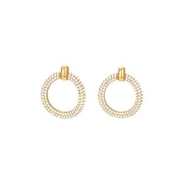 Esprit Damenohrringe in Gold aus Edelstahl mit Zirkonia | Gr.: onesize