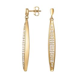 Esprit Damenohrringe in Gold aus Edelstahl mit Zirkonia | Gr.: onesize