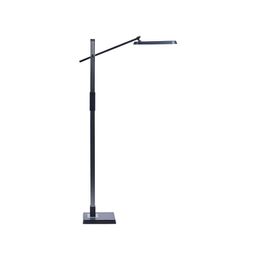 Beliani Stehleuchten AQUARIUS in Grau/Schwarz - (W) 66 x (H) 144 x (L) 19 cm | Gr.: onesize