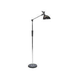 Beliani Stehleuchten ANDROMEDA in Silber/Schwarz - (W) 52 x (H) 169 x (L) 26 cm | Gr.: onesize