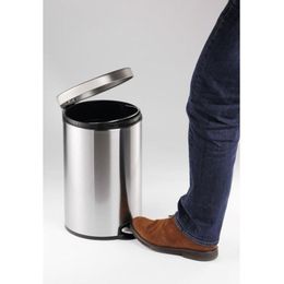 Durable Treteimer Edelstahl rund 655x350mmx DM 290mm 30 l metallic silber | Gr.: onesize