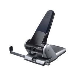 Leitz Registraturlocher 65 Blatt Stanzleistung mit Anschlagschiene schwarz | Gr.: onesize