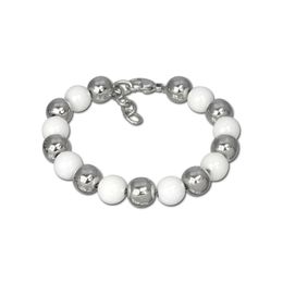 Amello Armband Edelstahl, Keramik ca. 18,5cm bis 20cm Kugeln | Gr.: onesize
